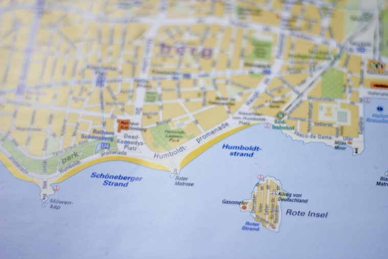 Berlin am Meer Karte - Smaracuja